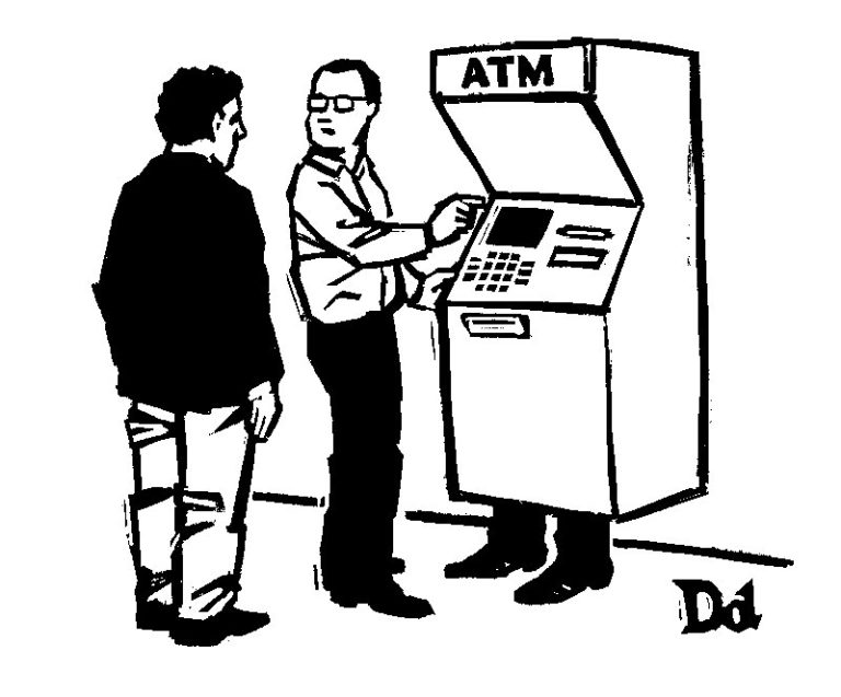 "ATM Man" Caption Contest Commentary with Lawrence Wood – The ...