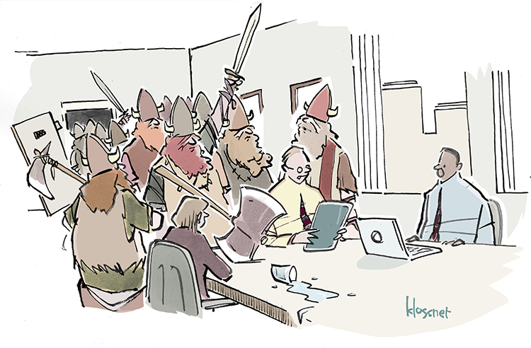 "Viking Office" Caption Contest Commentary with Lawrence Wood – The ...