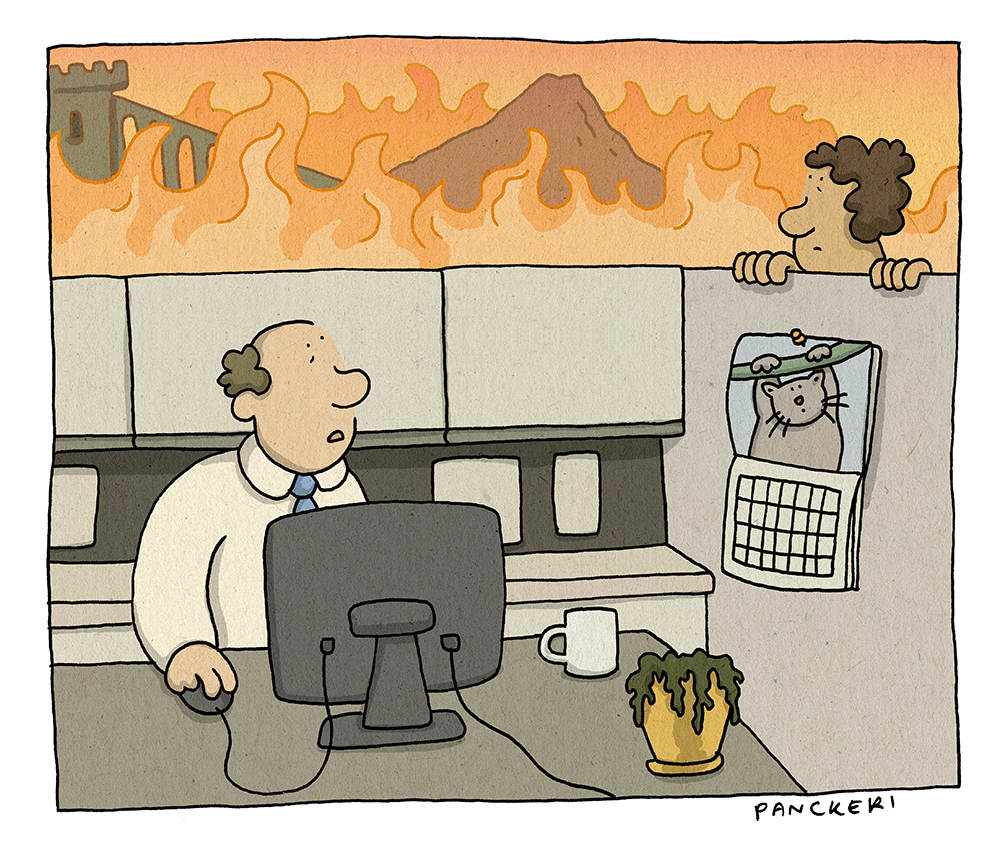 "Office Hell" Caption Contest Commentary with Lawrence Wood – The ...