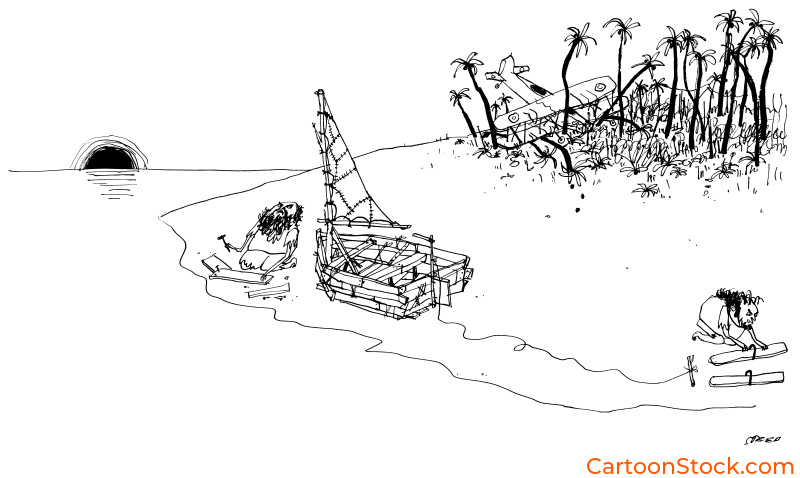 Anatomy of a Cartoon: The Desert Island Cliché – The CartoonStock.com Blog