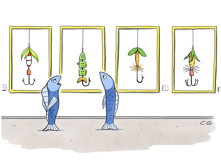 "Fish Lures in Museum" Caption Contest Commentary with Lawrence Wood ...